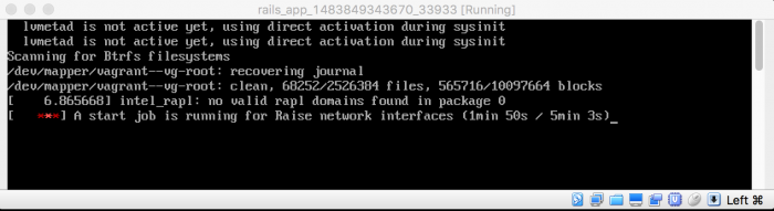 Vagrant up “SSH auth method: private key”から進まない – KeruuWeb